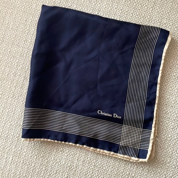 Dior | Accessories | Christian Dior Pocket Square | Poshmark